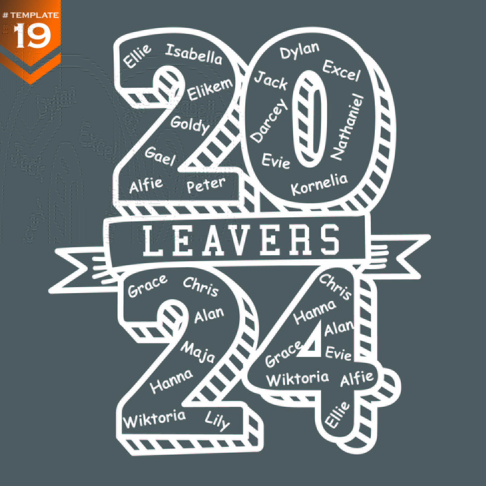Leavers artwork - Net Digitizing