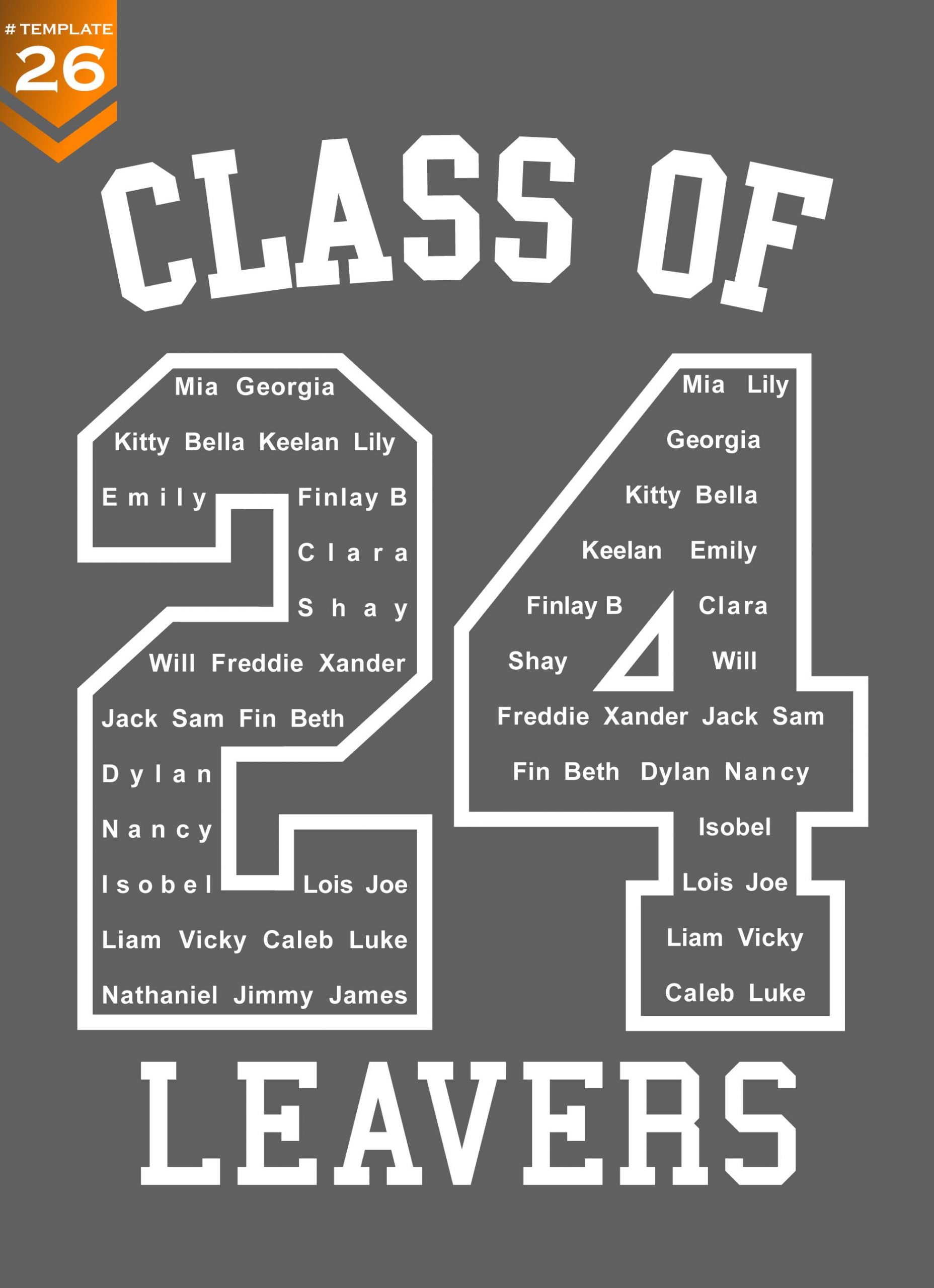 Leavers artwork - Net Digitizing