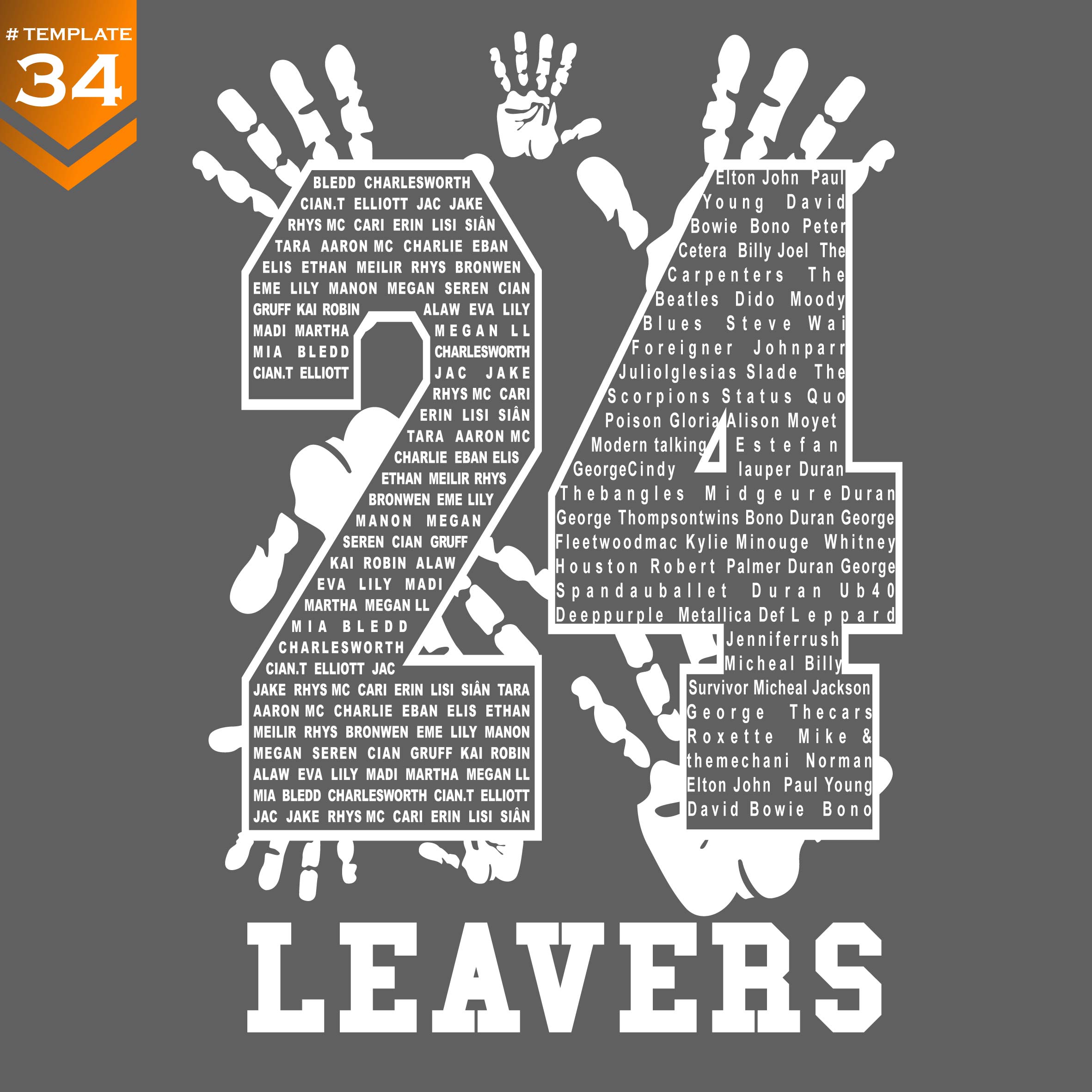 Leavers artwork - Net Digitizing